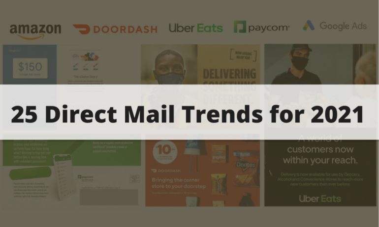 25 Direct Mail Trends for 2021 - Blog | Who's Mailing What!