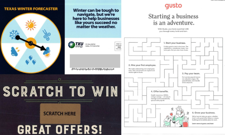 13 Interactive Direct Mail Ideas - Blog | Who's Mailing What!