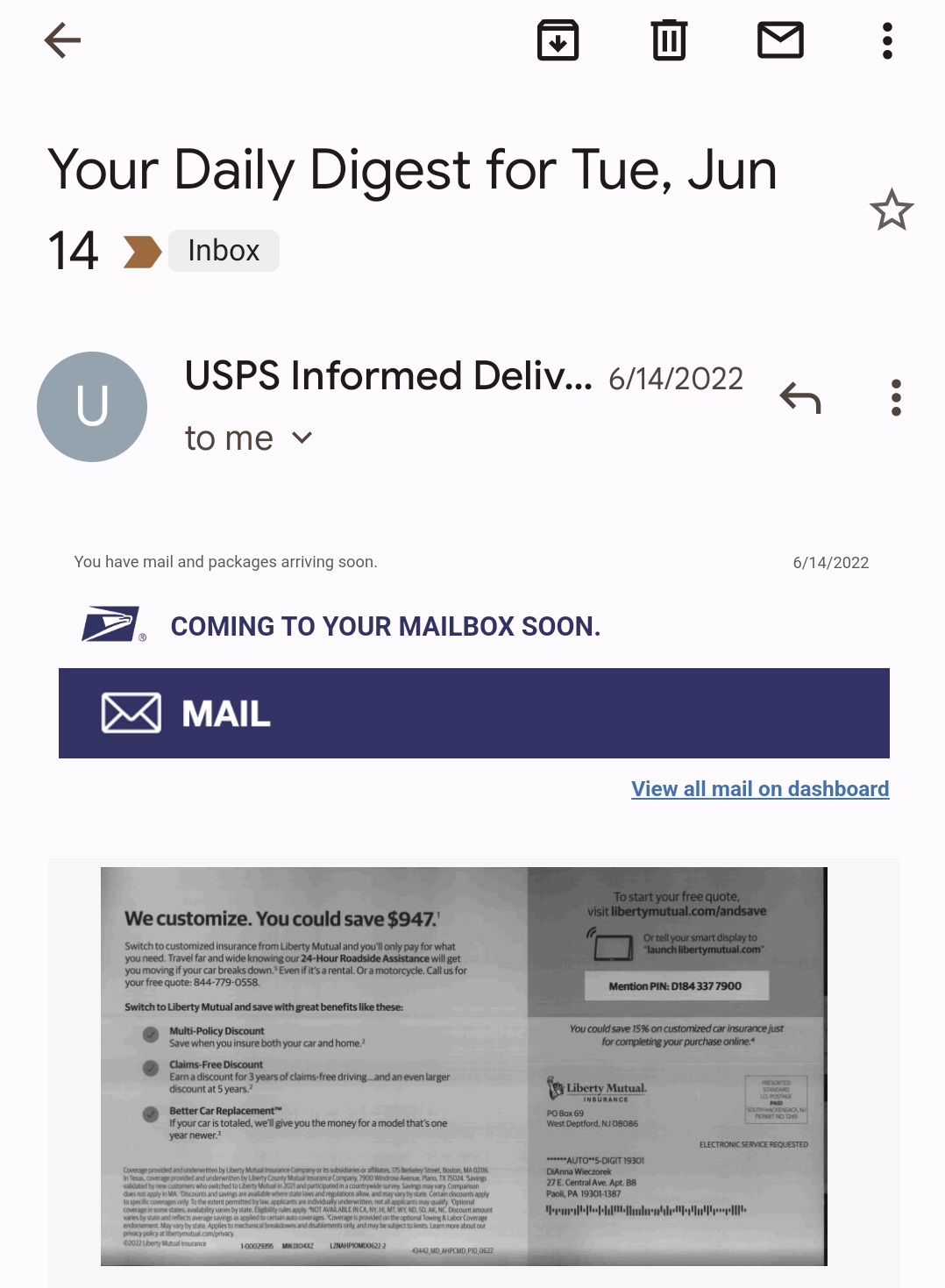 How to Maximize Your Mail for Informed Delivery - Blog | Who's Mailing ...