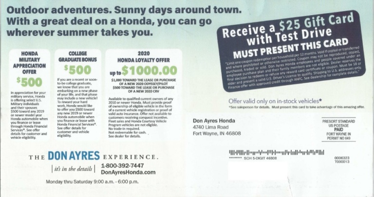Automotive Direct Mail: 7 Best Practices [+14 examples] - Blog | Who's ...